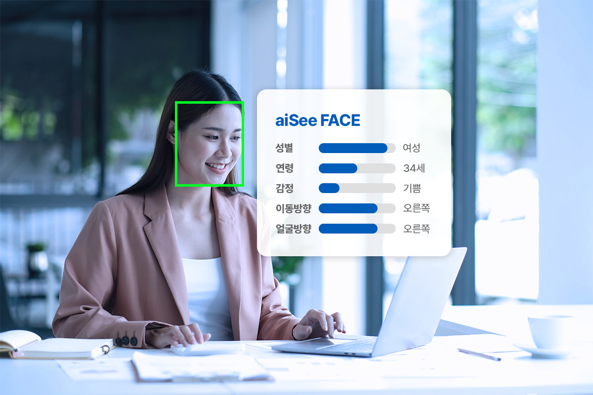 aiSee FACE - 인공지능 안면인식 신경망 활용해 실시간 얼굴 검출 및 분석